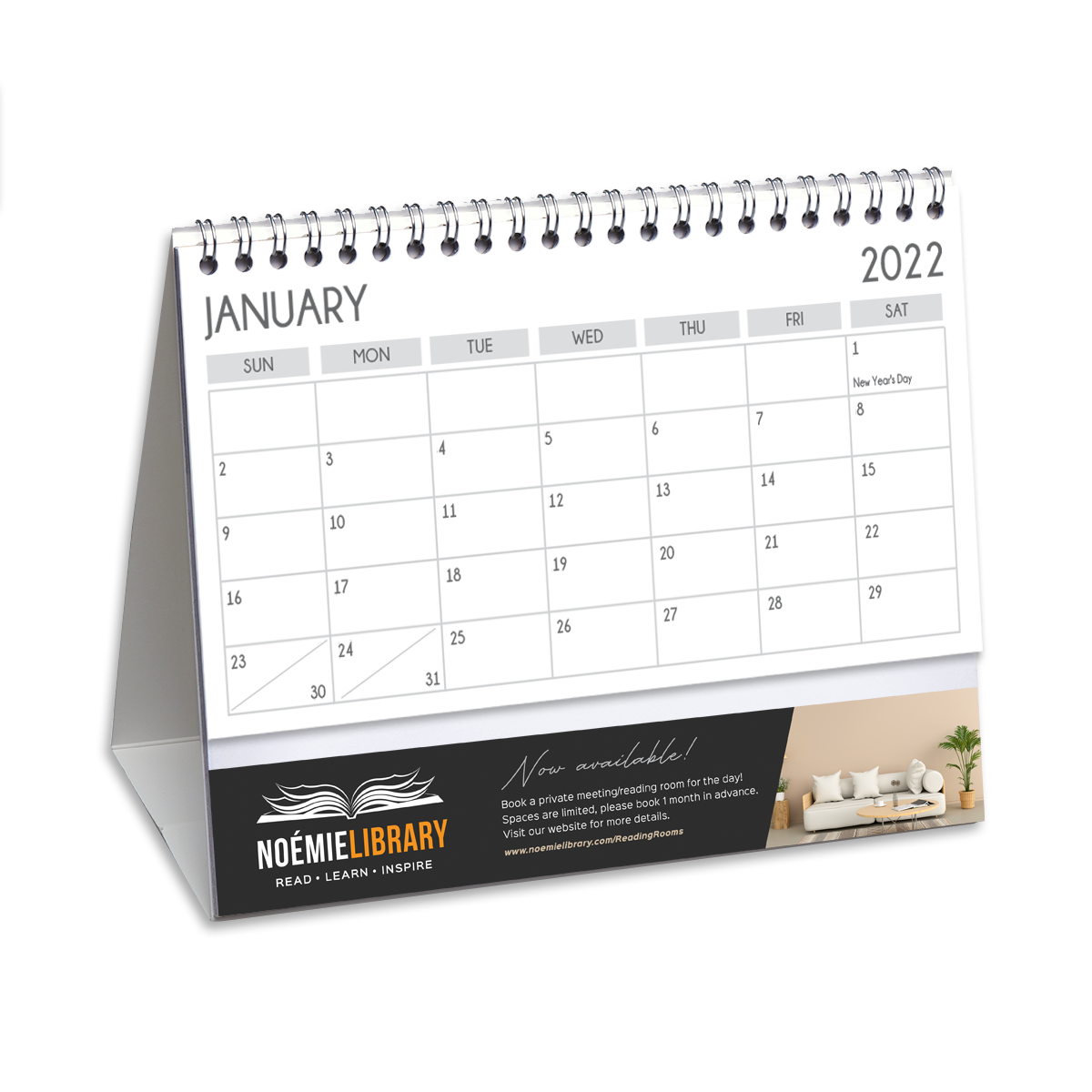 Personalized Paper Desk Flip Calendars In Ontario | Merch N Vibes